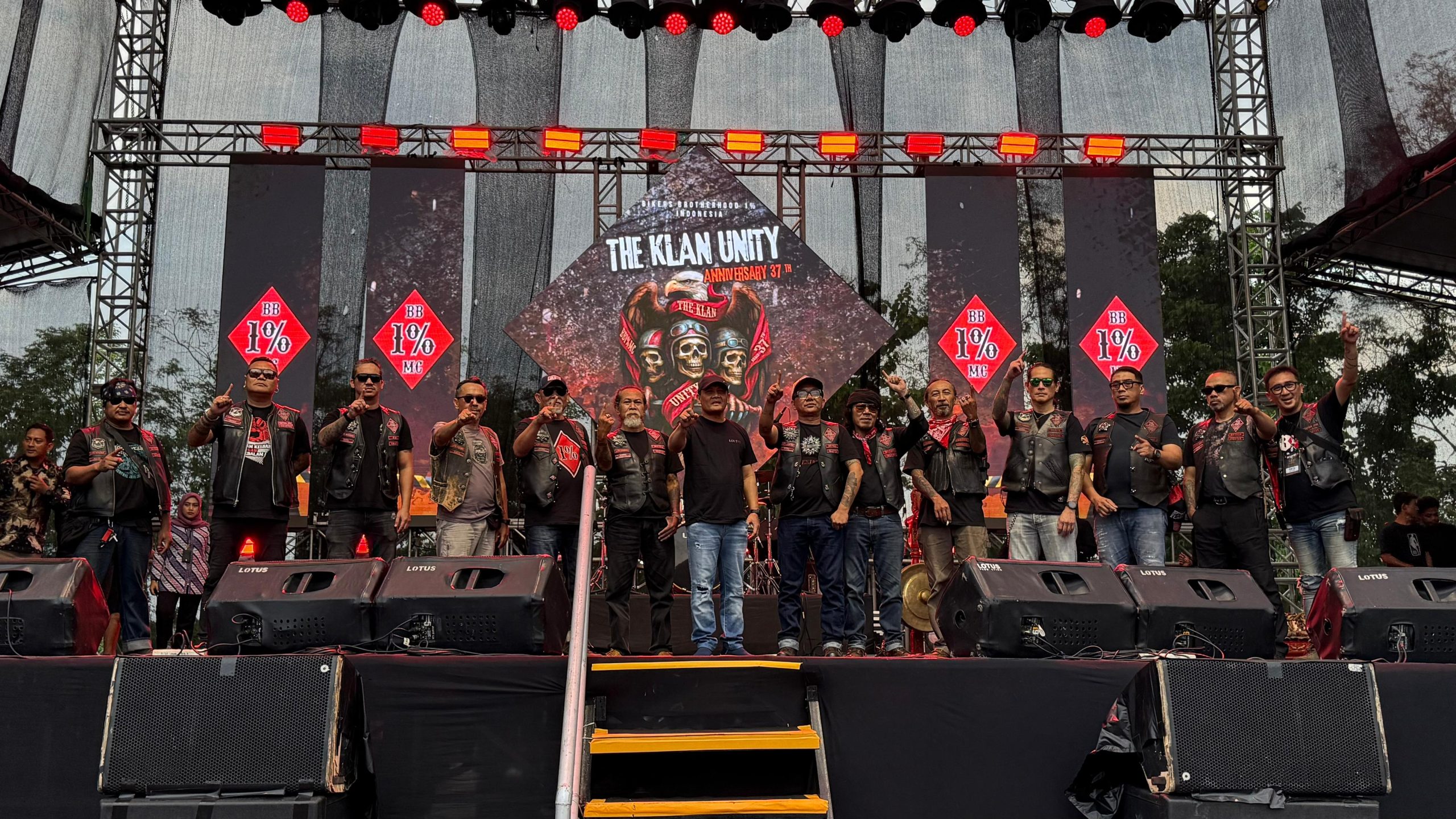 THE KLAN UNITY | PUNCAK ACARA 37th BIKERS BROTHERHOOD 1%MC INDONESIA ...